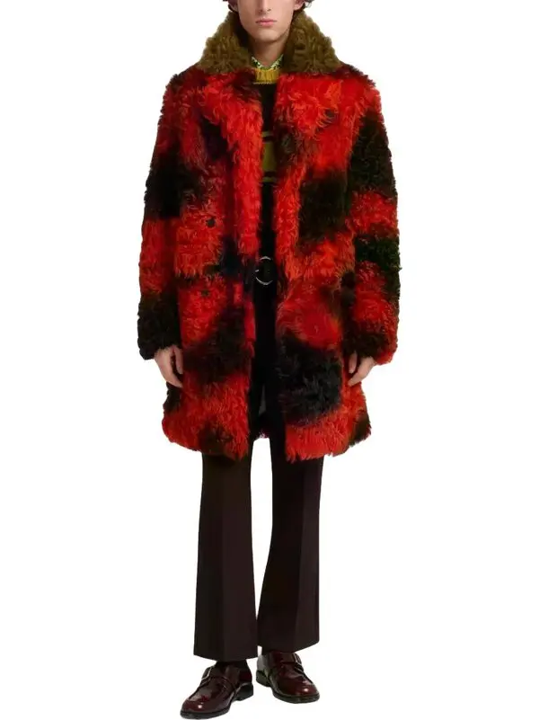 Marni Fur Coat - Red