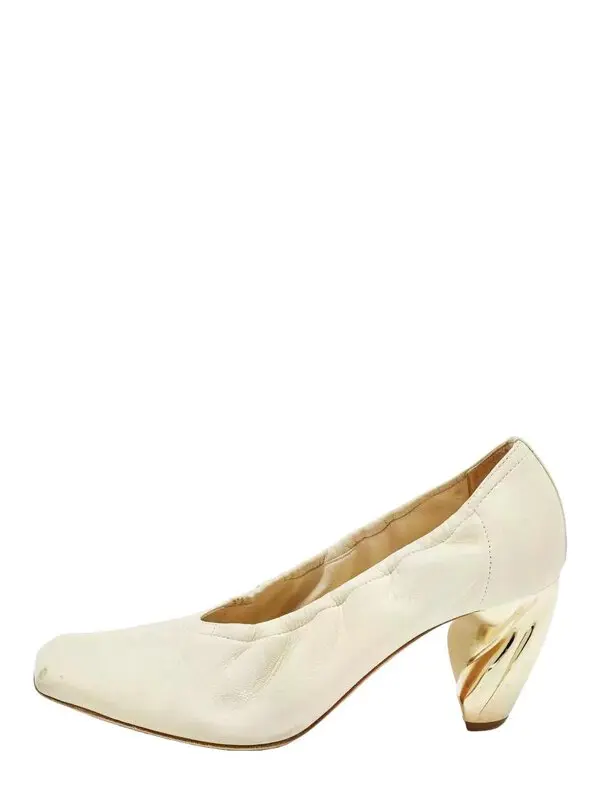 Dior Scrunch Square-toe Pumps - Neutrals