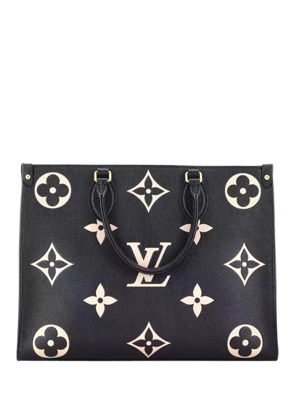 LOUIS VUITTON Monogram Empreinte Giant Onthego Mm Shoulder Bag - Black