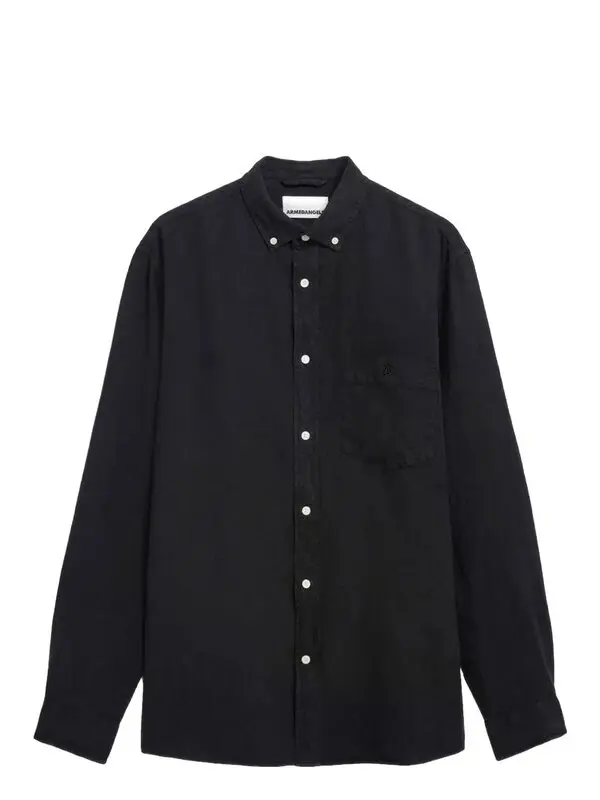 ARMEDANGELS Button-down Long-sleeve Shirt - Black