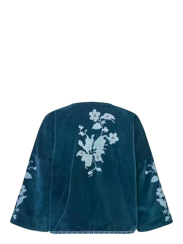 LOLLYS LAUNDRY Ambyll Embroidered Jacket - Blue