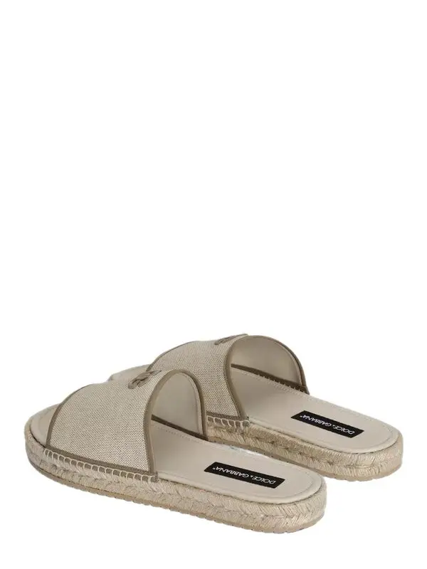 Dolce & Gabbana Canvas Espadrilles - Neutrals