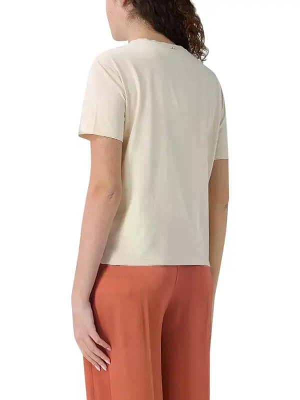 TWINSET Embroidered T-shirt - Neutrals