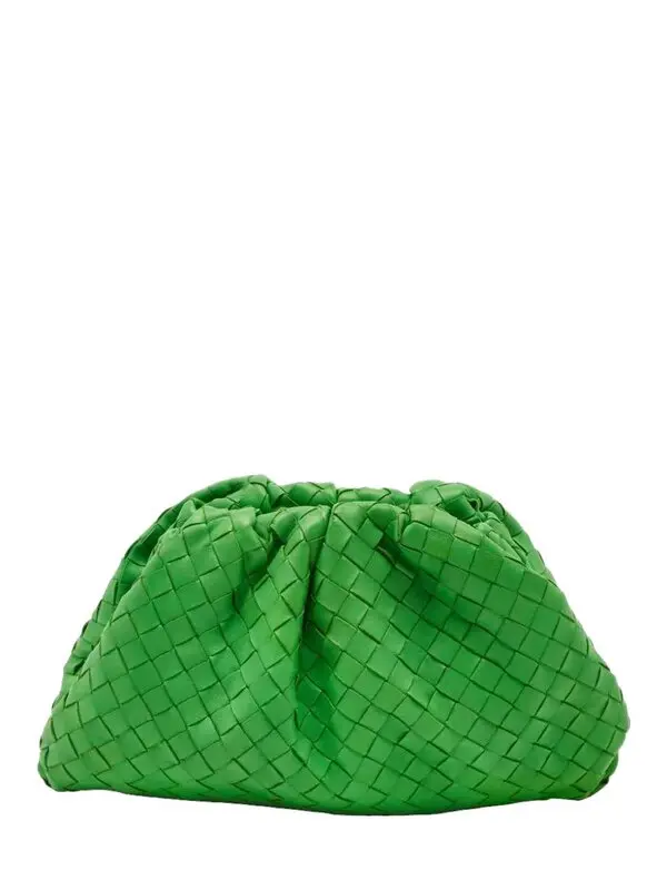 Bottega Veneta The Pouch Clutch Bag - Green