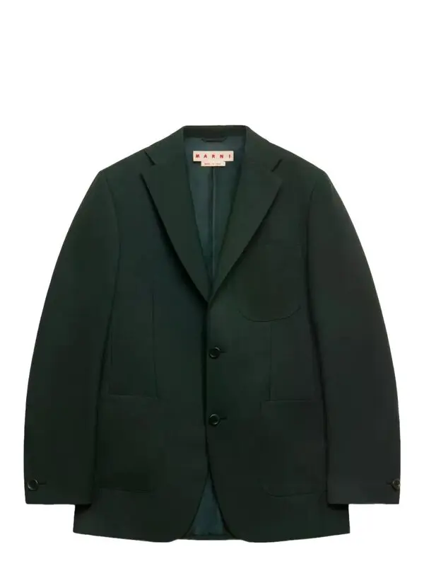 Marni Deep Techno-fabric Jacket - Green