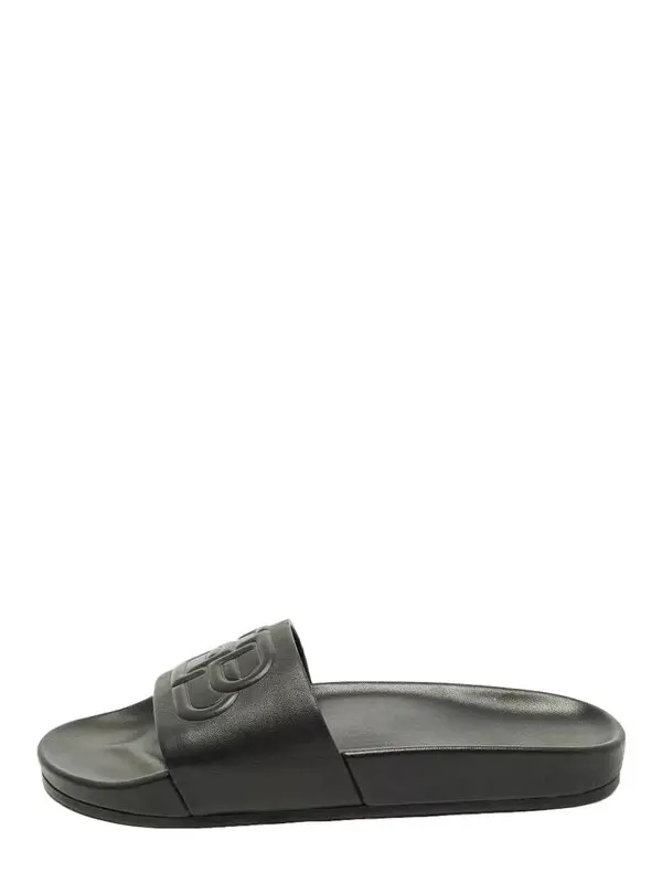 Balenciaga Piscine Bb Slides - Black