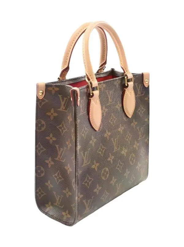 LOUIS VUITTON Monogram Sac Plat Bb Handbag - Brown