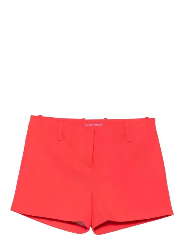 Ermanno Scervino Belt-loop Shorts - Red