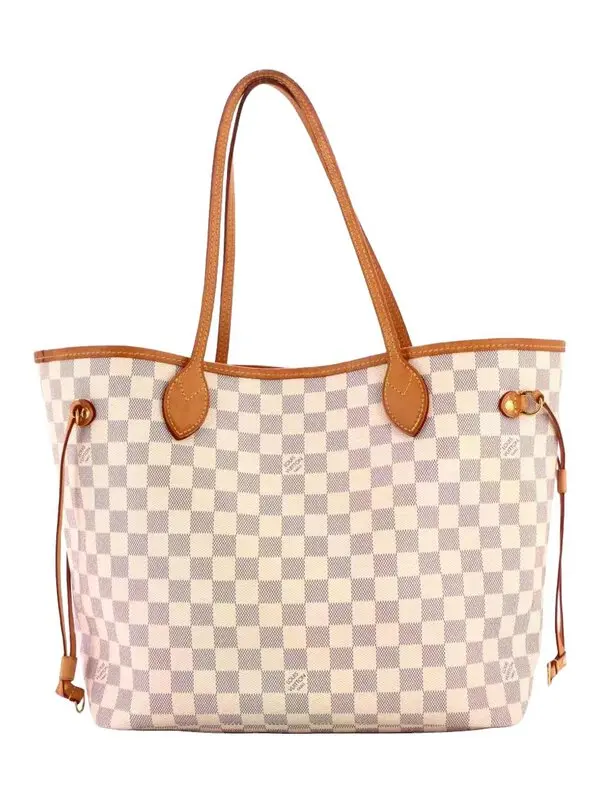 LOUIS VUITTON Neverfull Tote Bag - White