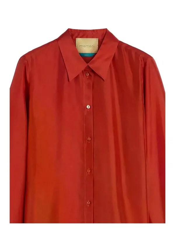 Momoni Alicia Silk Shirt - Red
