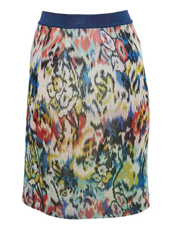 Missoni Floral Pattern Midi Skirt - Neutrals