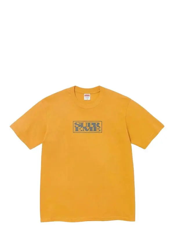 Supreme Connect Logo-print T-shirt - Yellow