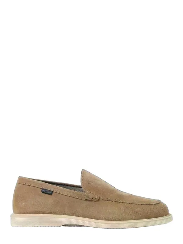 Hogan Suede Loafers - Neutrals