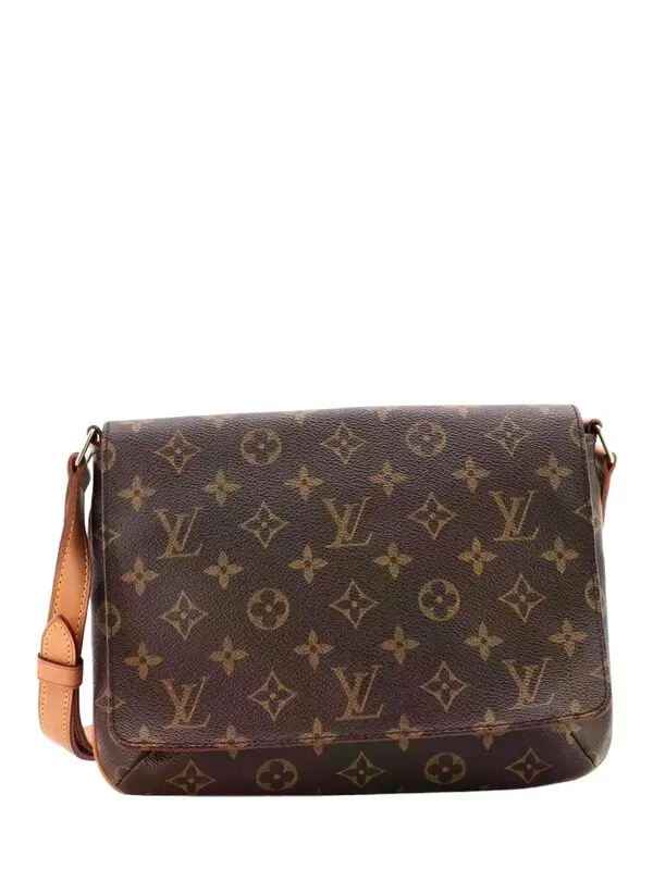 LOUIS VUITTON Musette Tango Shoulder Bag In Monogram Canvas - Brown
