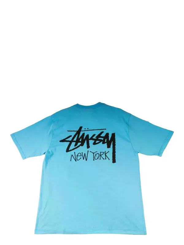 StÜssy New York Logo-print T-shirt - Blue