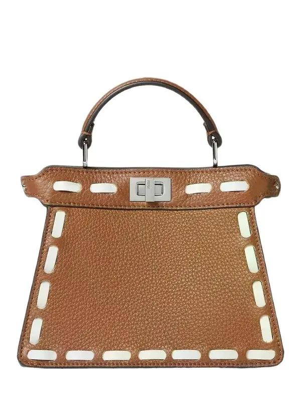 Fendi Peekaboo Iseeu Small Shoulder Bag - Brown