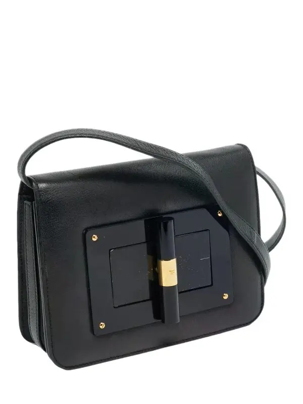 TOM FORD Small Natalia Turn-lock Crossbody Bag - Black