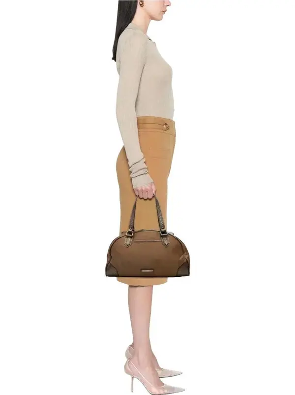Burberry Nylon Handbag - Brown