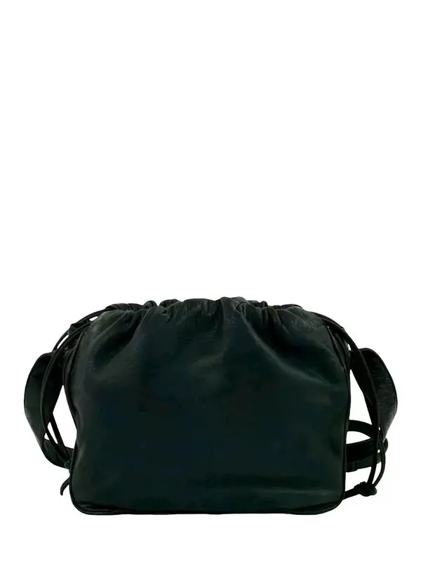 Loewe Leather Anagram Crossbody Bag - Black