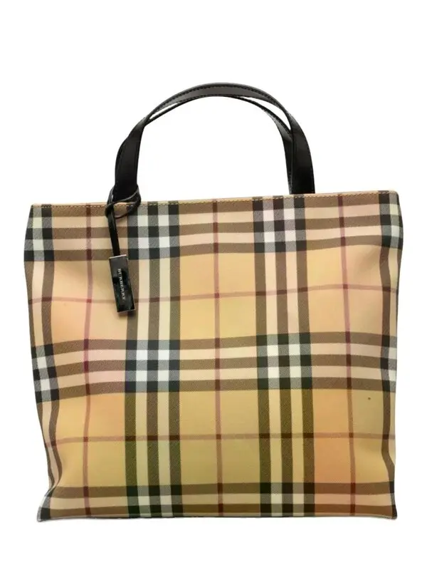 Burberry House Check Coated Canvas Tote Bag - Neutrals