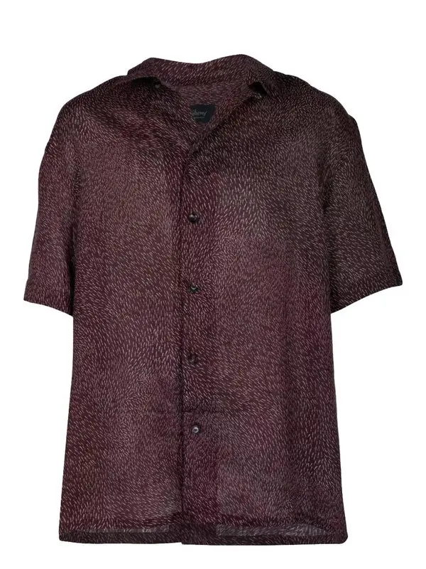 Brioni Short-sleeves Shirt - Brown