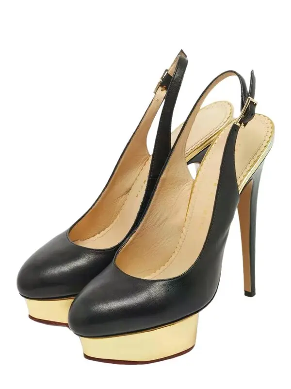 CHARLOTTE OLYMPIA Dolly Platform Pumps - Black