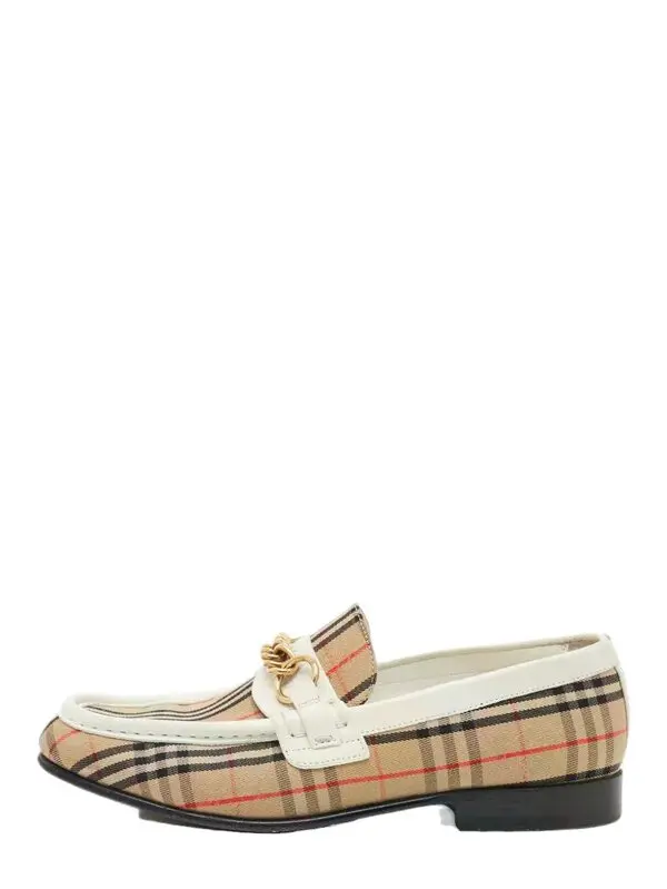 Burberry House Check Loafers - Neutrals