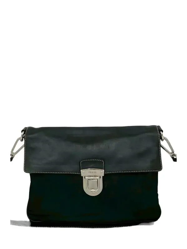 Prada Tessuto Messenger Bag - Black