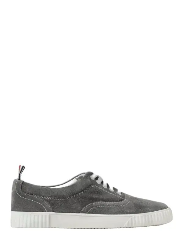 Thom Browne Suede Low-top Sneakers - Grey