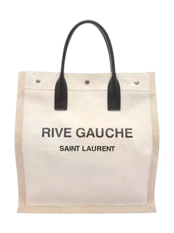 Saint Laurent Rive Gauche Tote Bag - Neutrals