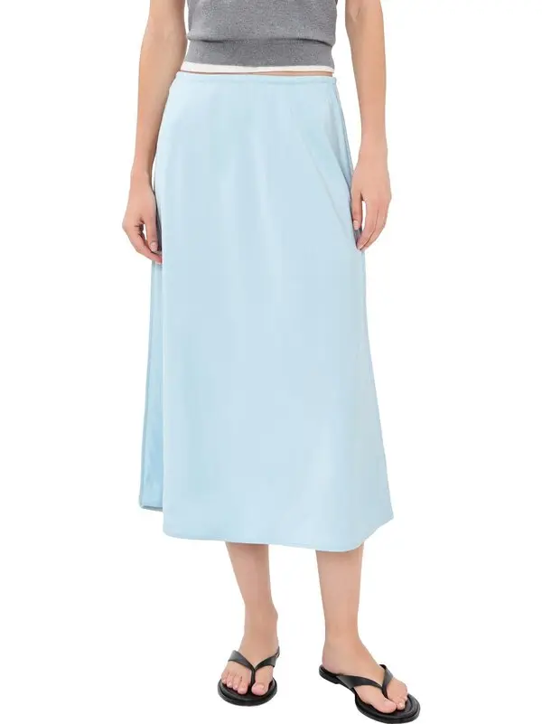 Vince Pull-on Slip Skirt - Clearwater