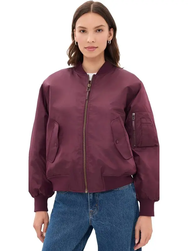 ANINE BING Leon Bomber Jacket - Fig