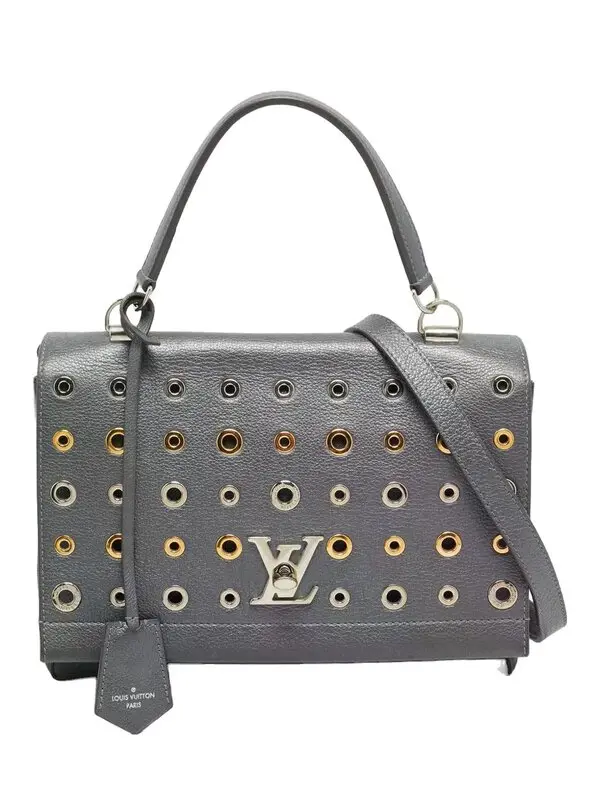 LOUIS VUITTON Eyelet Lockme Ii Top-handle Tote Bag - Grey