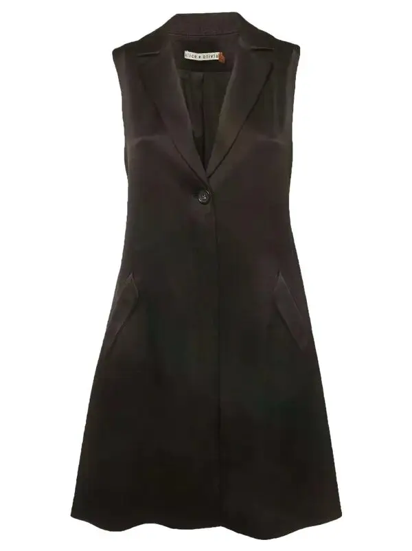 Alice + Olivia Sleeveless Mini Dress - Black
