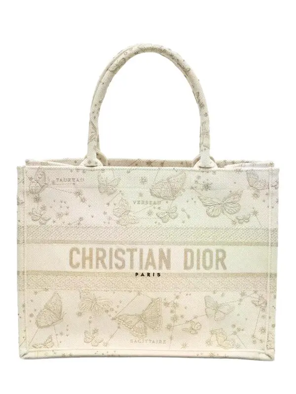 Dior 2023 Butterfly Book Tote Bag - Neutrals