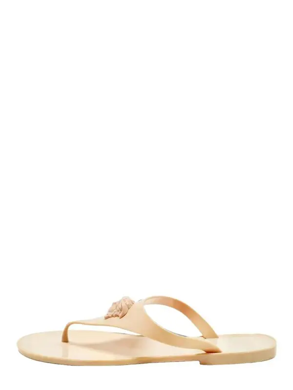Versace Medusa Thong Sandals - Neutrals