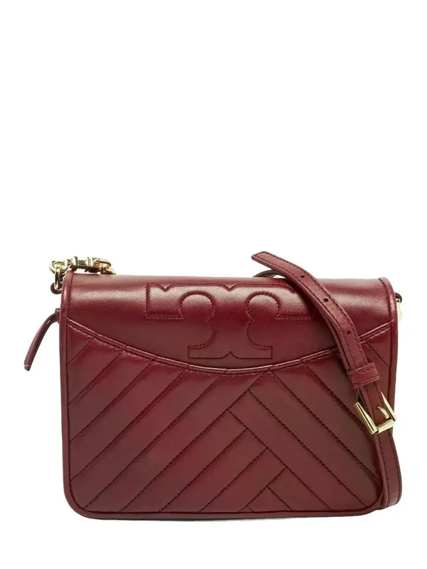 Tory Burch Alexa Leather Crossbody Bag - Red