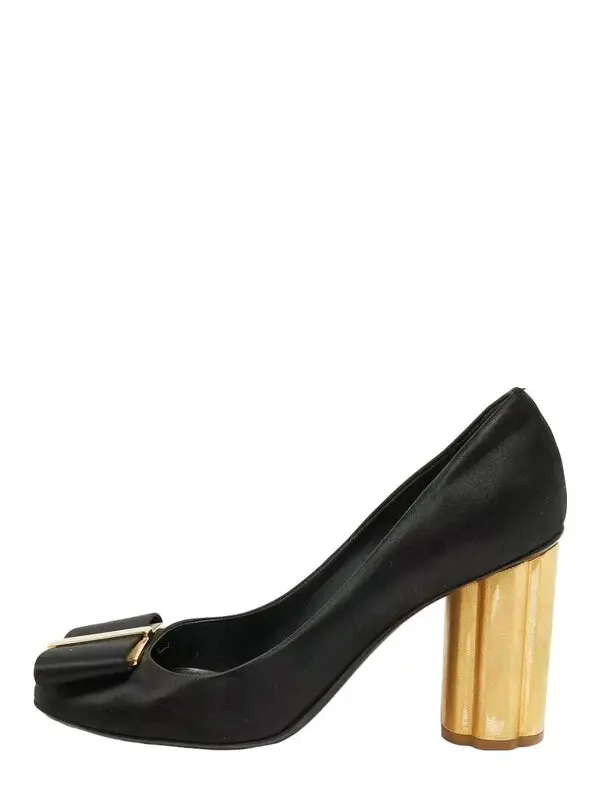 FERRAGAMO Capua Heeled Pumps - Black