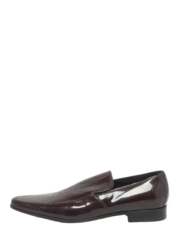 Saint Laurent Leather Loafers - Brown