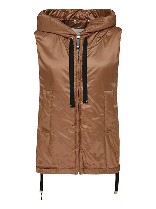 Max Mara Padded Down Vest - Beige