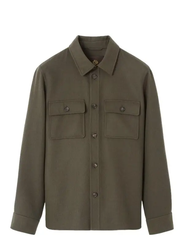 Loro Piana Jim Overshirt - Black Pine
