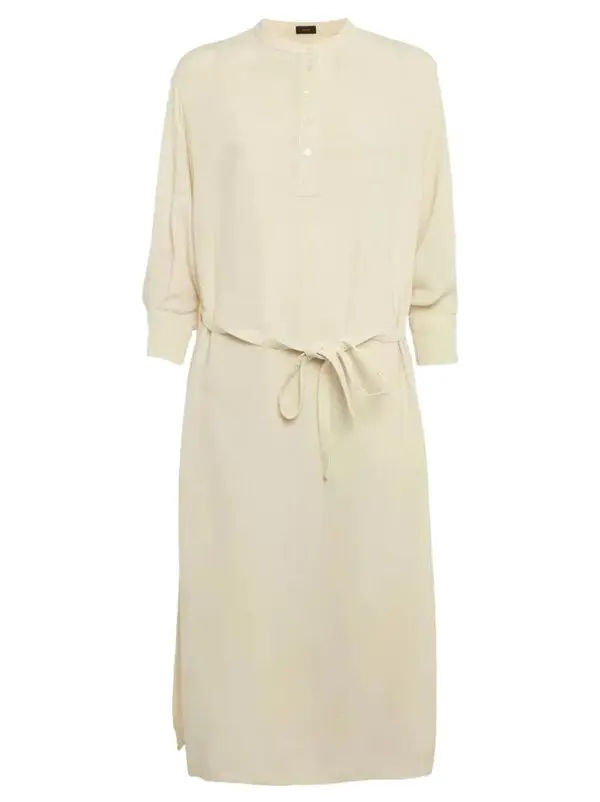 JOSEPH Beige Tie-waist Maxi Dress - Neutrals