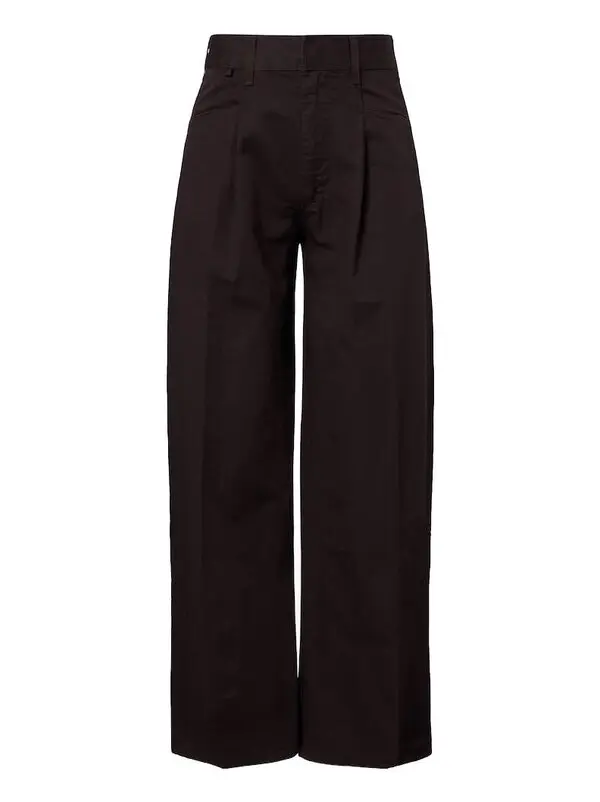 Citizens Of Humanity Velha Wide-leg Cotton Pants - Brown