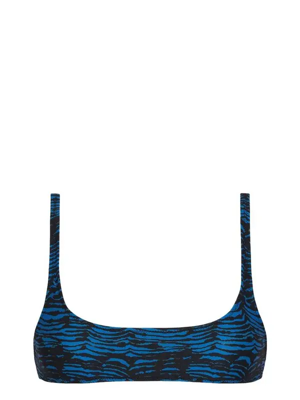 TROPIC OF C Skinny Bralette Aegean Zebra - Multi