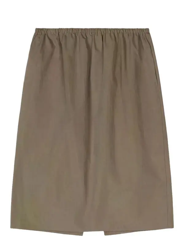 Stylein Sorrel Elasticated-waistband Midi Skirt - Brown