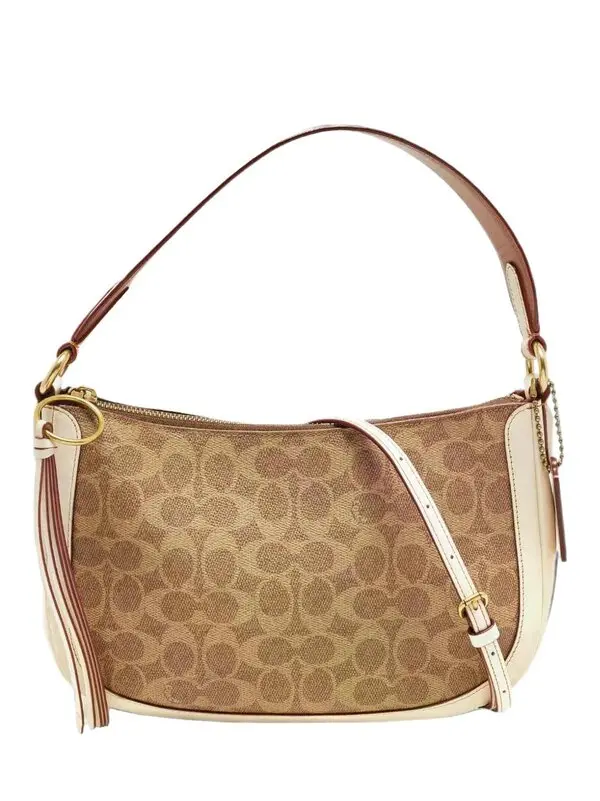 COACH VINTAGE Sutton Signature Monogram Crossbody Bag - Neutrals