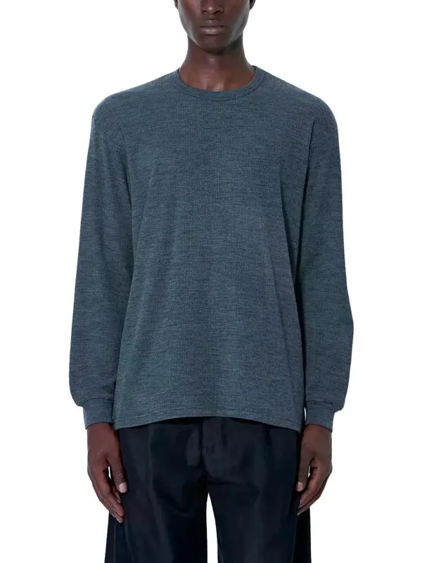 SSSTEIN Textured Knit Sweater - Grey