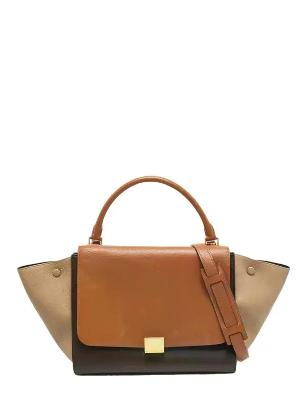 Celine Medium Trapeze Tote Bag - Brown
