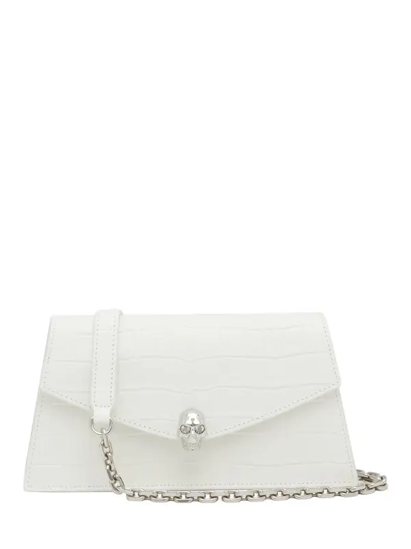 Alexander McQueen Skull Mini Bag - White