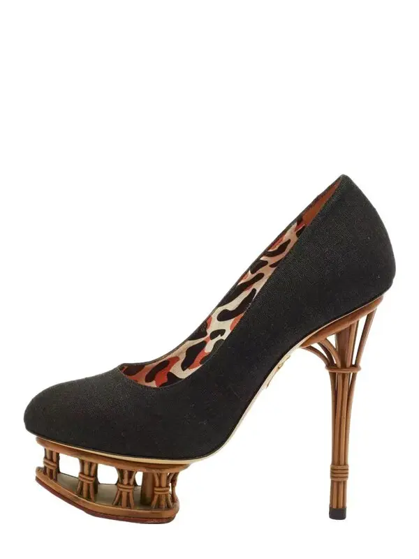 CHARLOTTE OLYMPIA Dolly Platform Pumps - Black